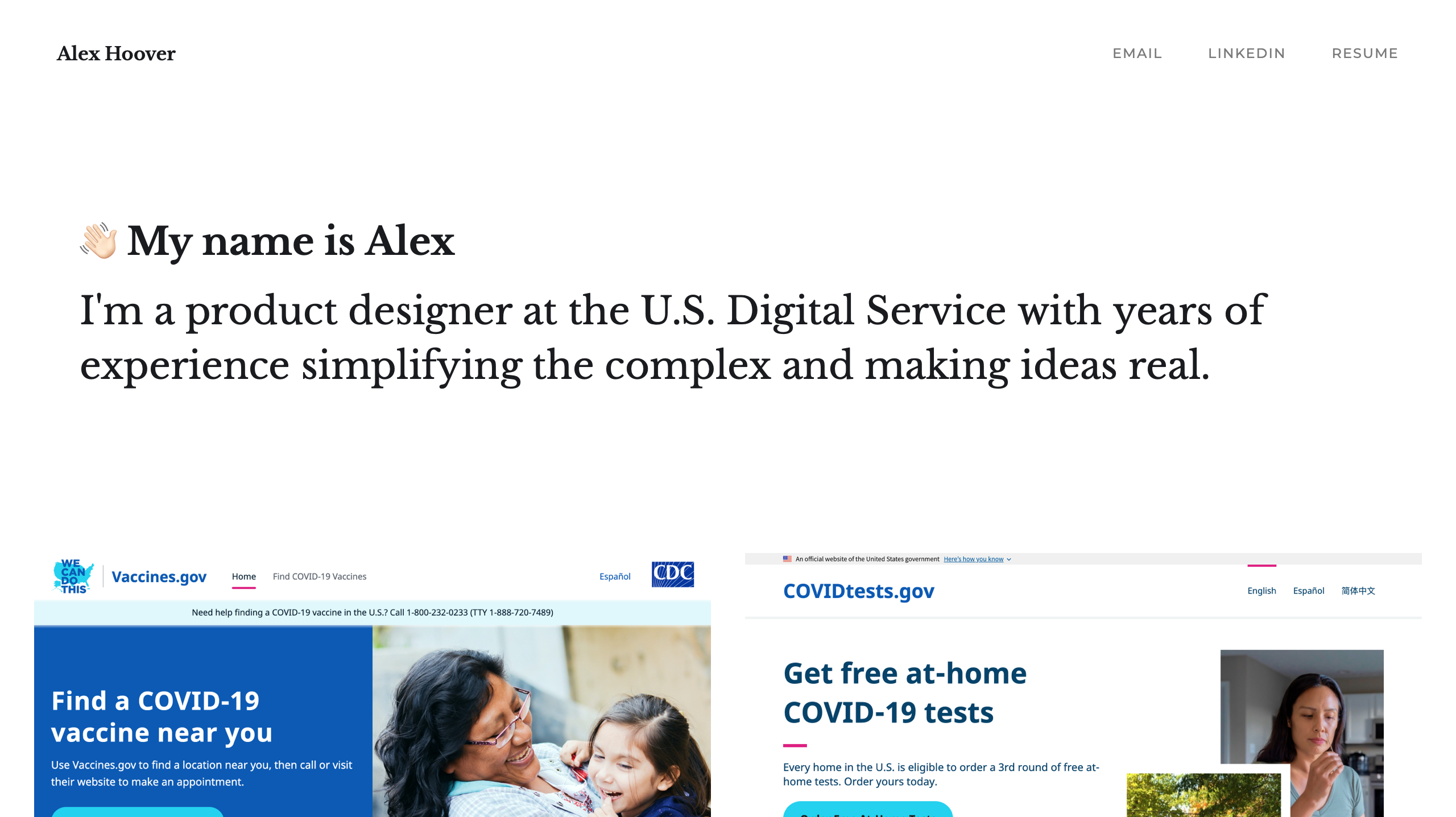 Alex Hoover Portfolio